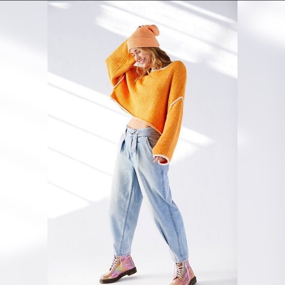 Free People | Sweaters | Free People Bardot Cropped Sweater | Poshmark